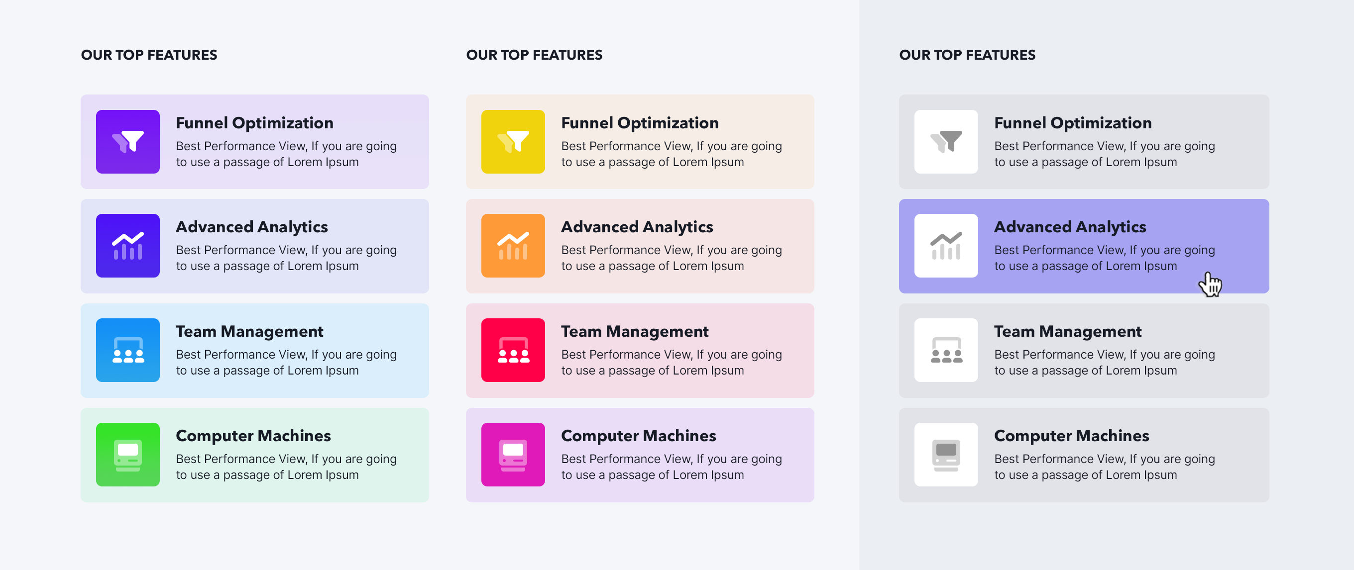 Mega Menu Design | POWER Theme Features