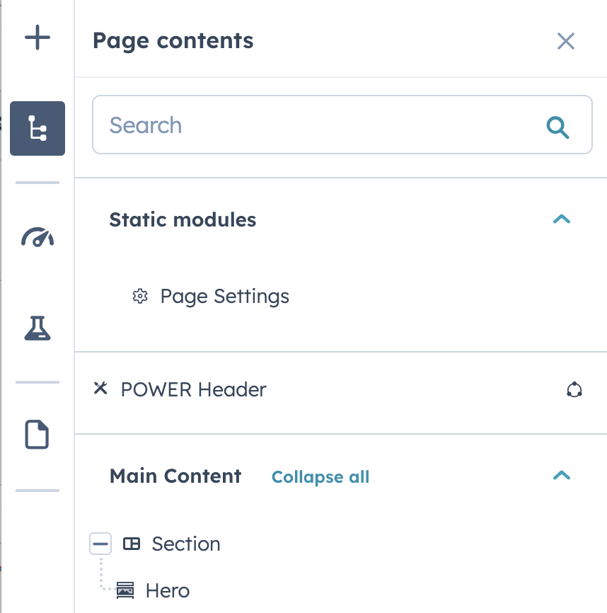 How do I change the Header and Footer type on my pages?