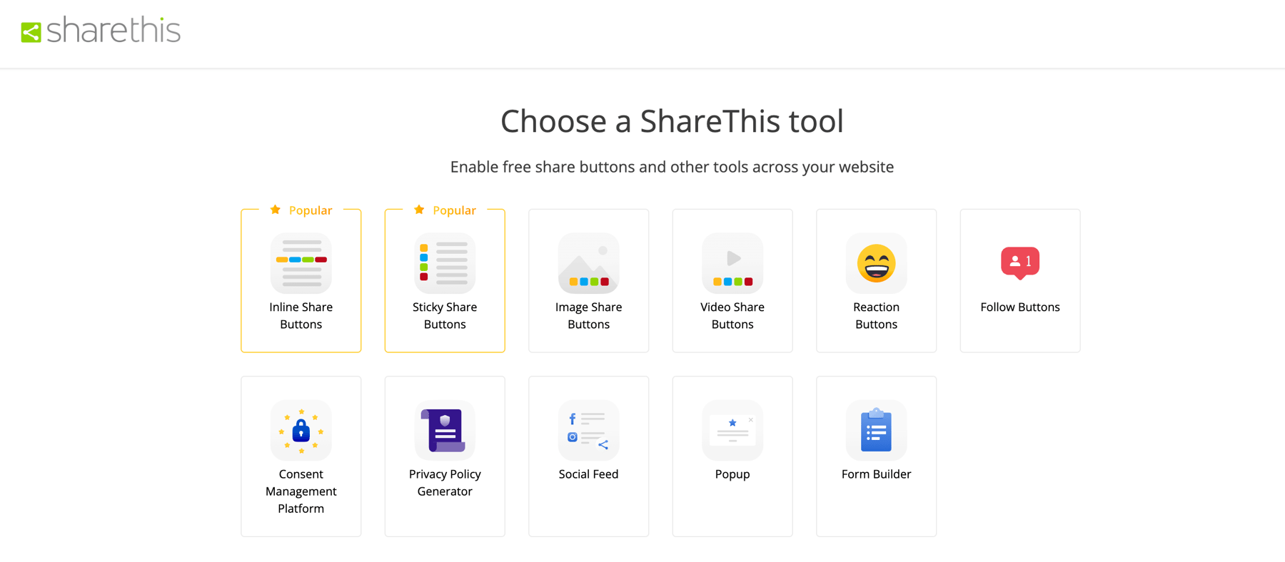 How do I add social sharing with ShareThis?