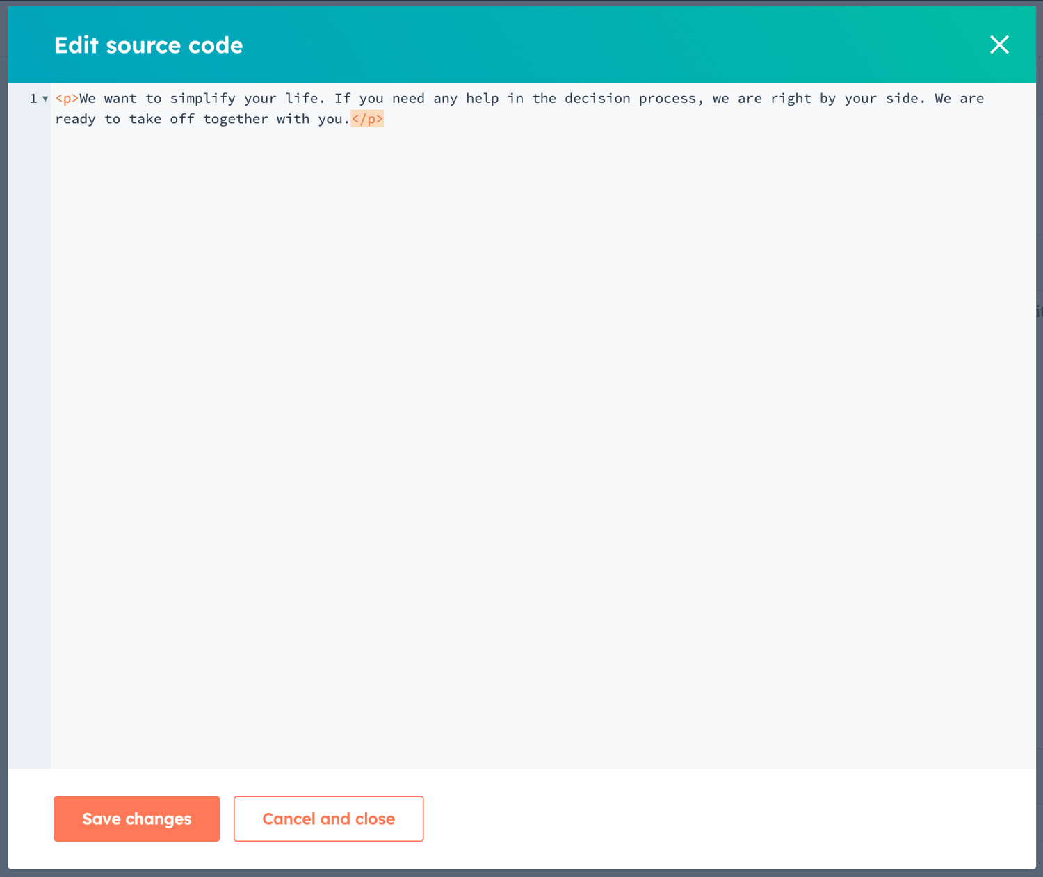 How to edit code in the Rich Text Editor?
