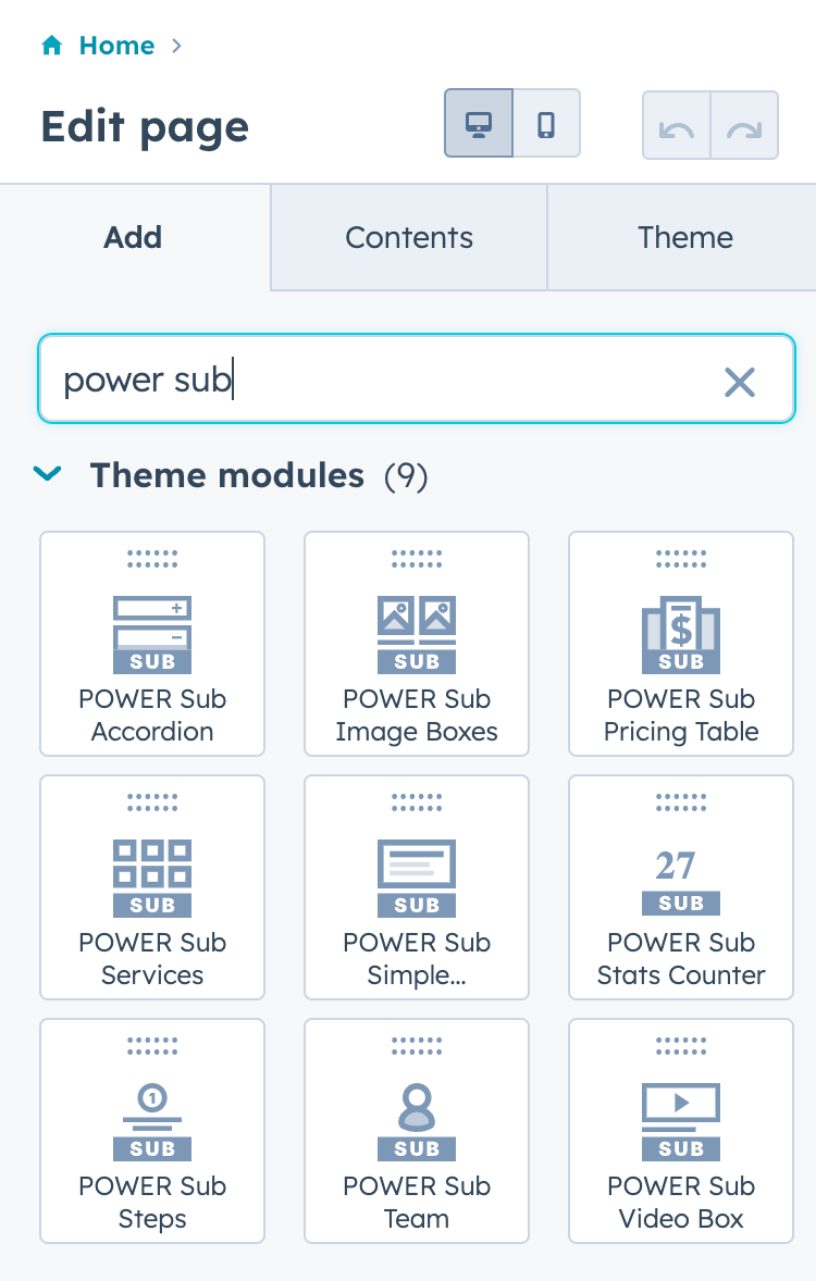 What is a Sub module?