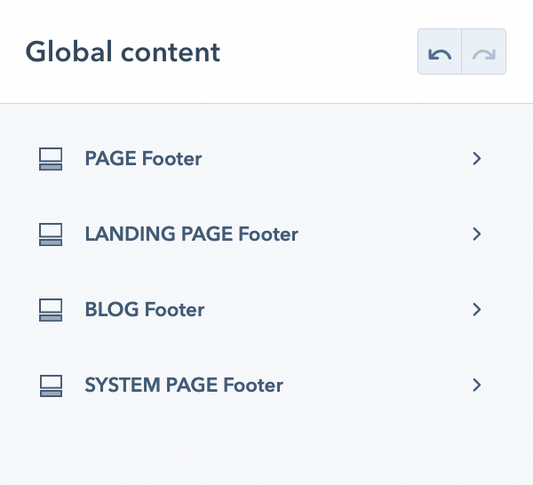 Global Footer Settings | POWER Theme by maka Agency