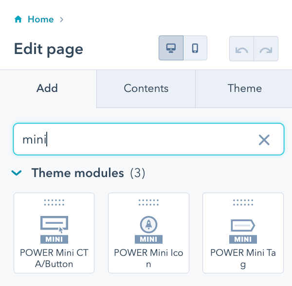 Enhance Theme Page Designs with Mini Modules | POWER by maka Agency