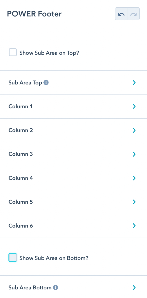 Advanced Footer | POWER Theme by maka Agency