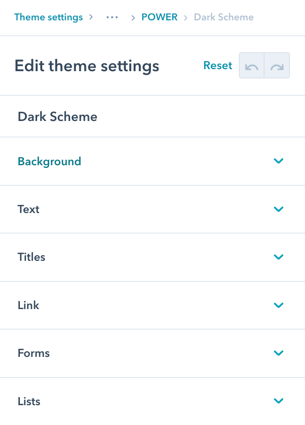 Flexible Theme Settings in HubSpot | POWER Theme by maka Agency