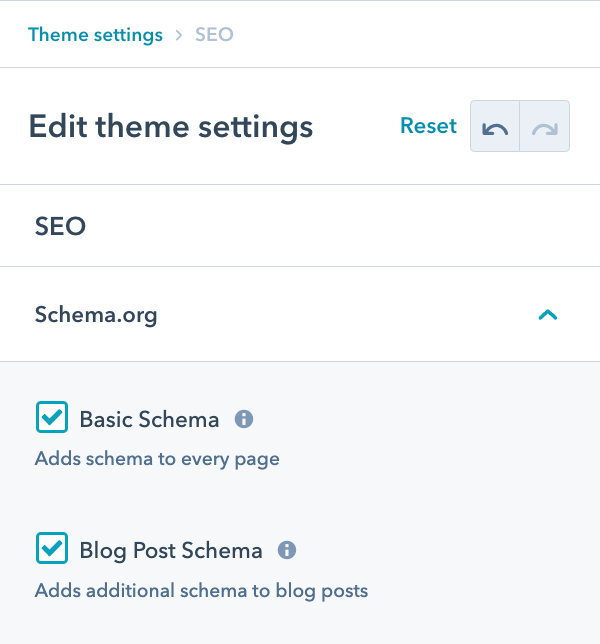SEO Theme Settings | POWER Theme by maka Agency
