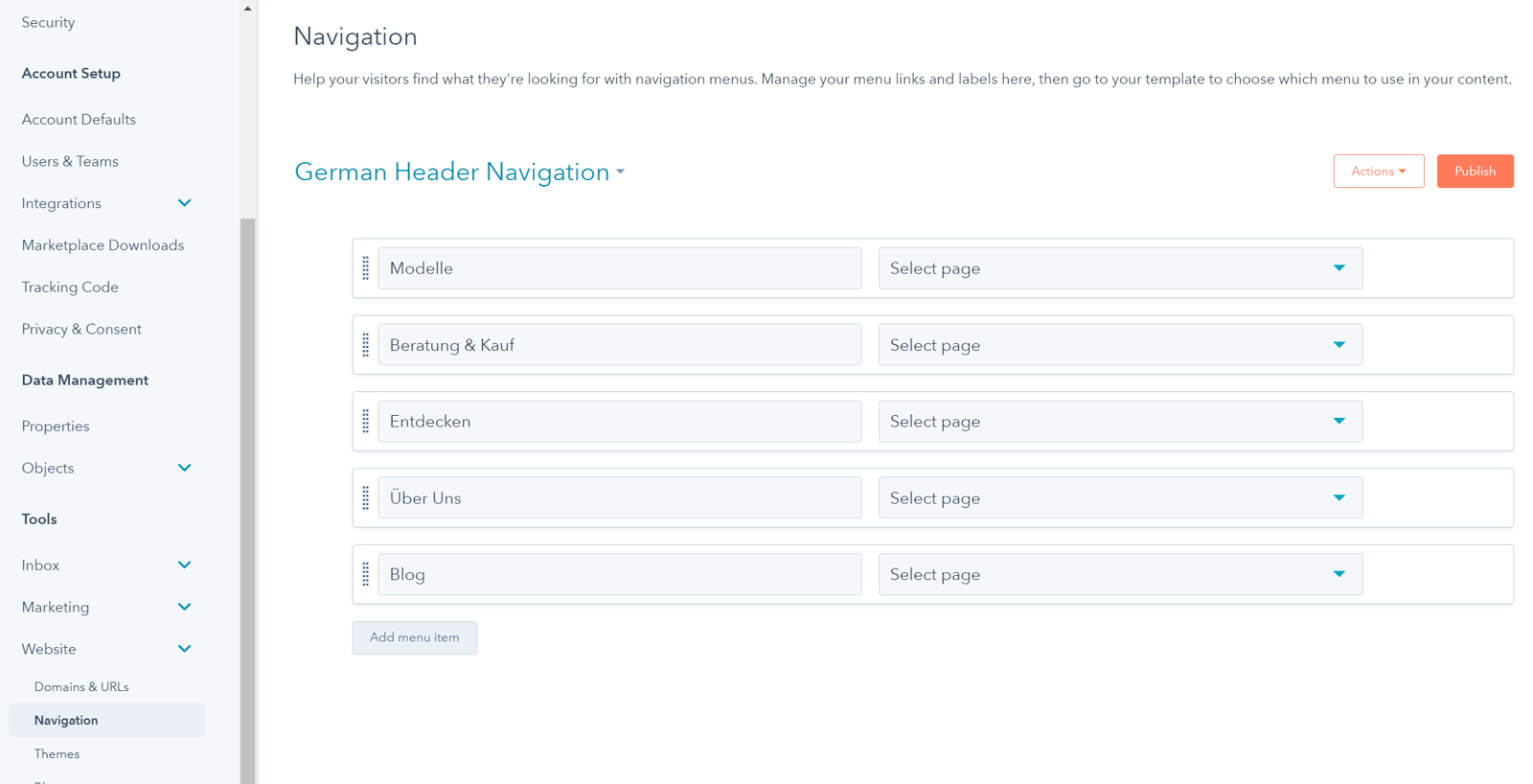 Language Switcher | POWER Theme Features
