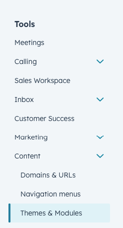 Flexible Theme Settings